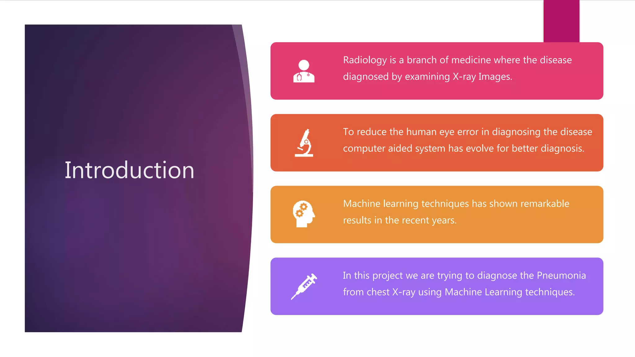 Pneumonia detection using cnn | PPTX