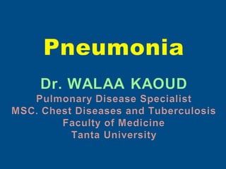 Pneumonia ( Classification,Types and causes,Diagnosis,Treatment ...
