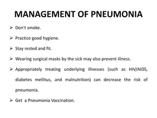 Pneumonia | PPTX