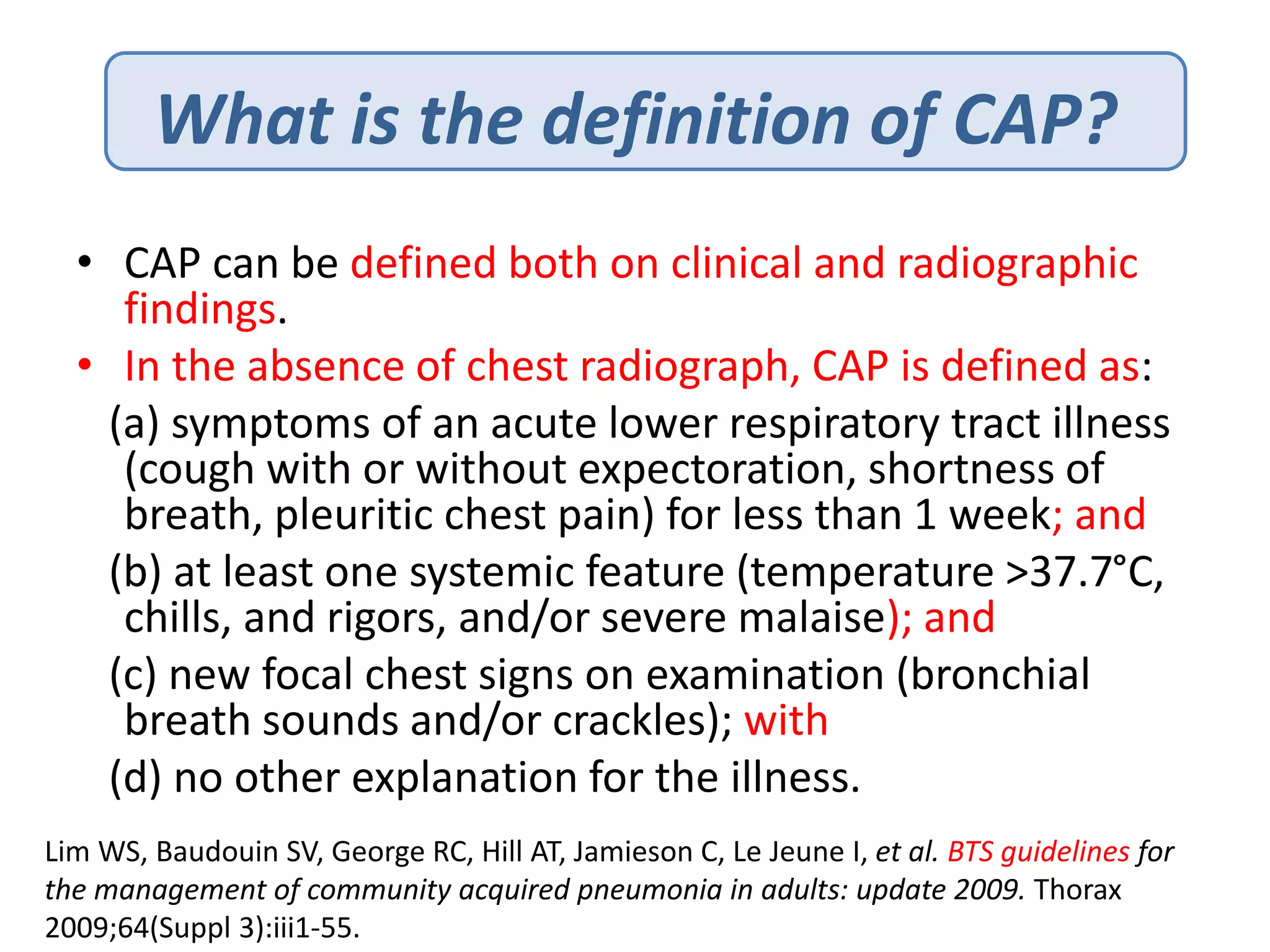 Pneumonia management guidelines | PPTX
