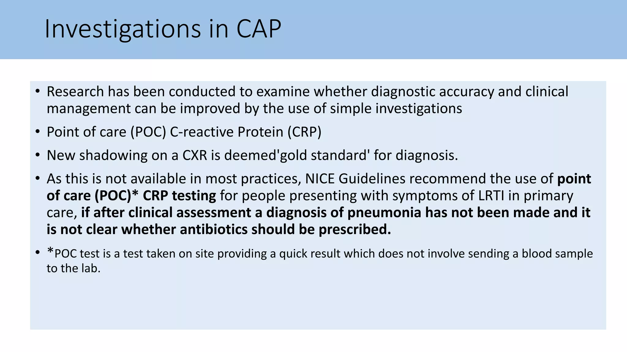Pneumonia in adults ,diagnosis and management | PPTX