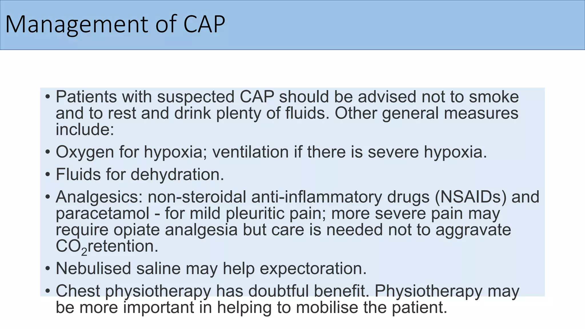 Pneumonia in adults ,diagnosis and management | PPTX