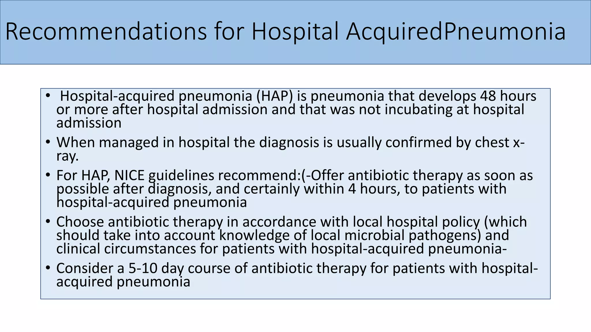 Pneumonia in adults ,diagnosis and management | PPTX