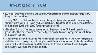 Pneumonia in adults ,diagnosis and management | PPTX