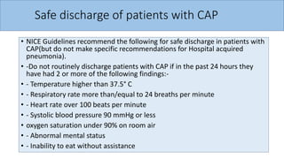 Pneumonia in adults ,diagnosis and management | PPTX