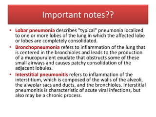 Pneumonia in children | PPTX