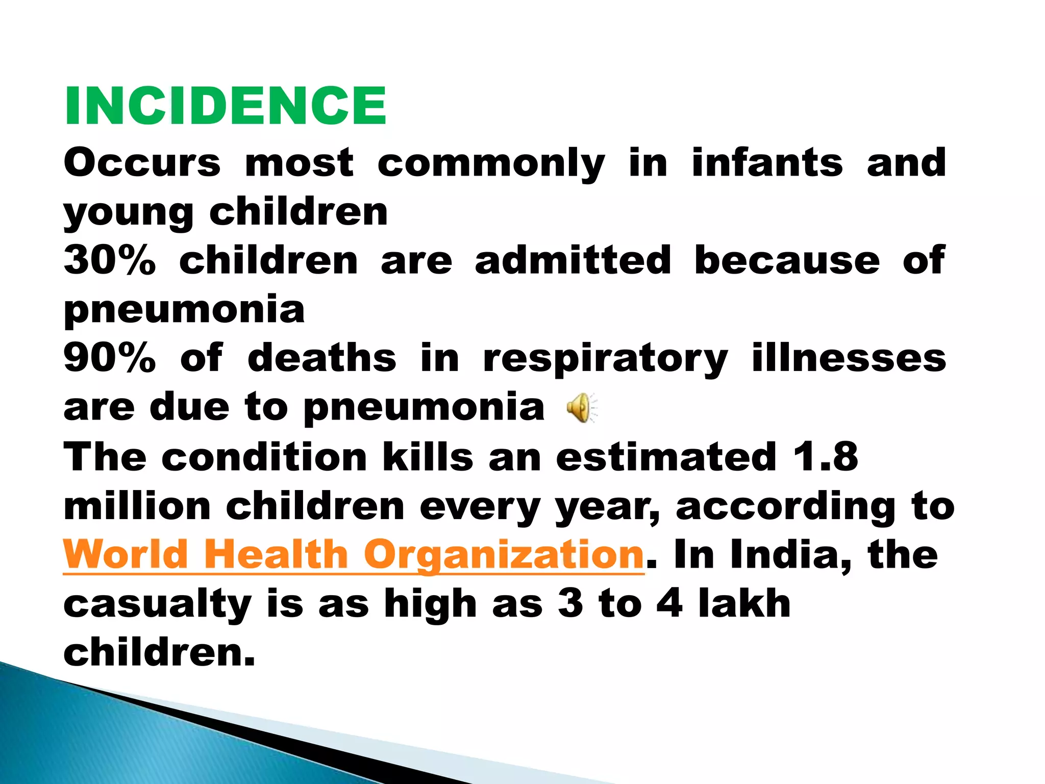 Pneumonia in children | PPTX