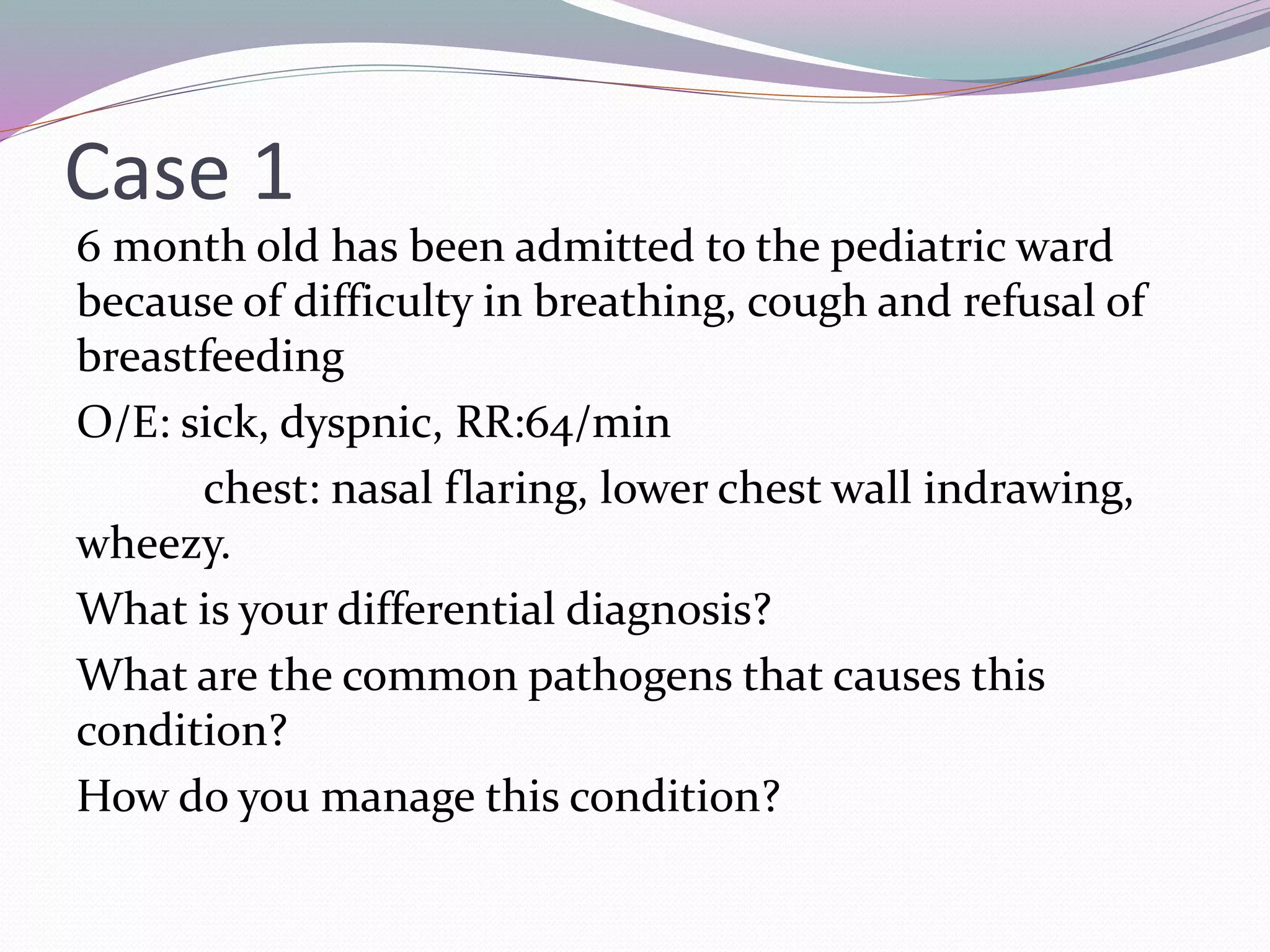 Pneumonia in children | PDF
