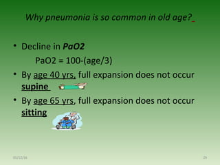 Pneumonia in elderlyfinal | PPT