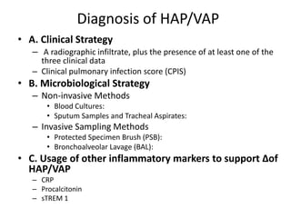 Pneumonia in hospitalized patients - Diagnostic Strategy | PPTX