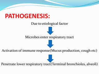 Pneumonia, Introduction ,Pathogenesis ,lab diagnosis and treatment | PPTX