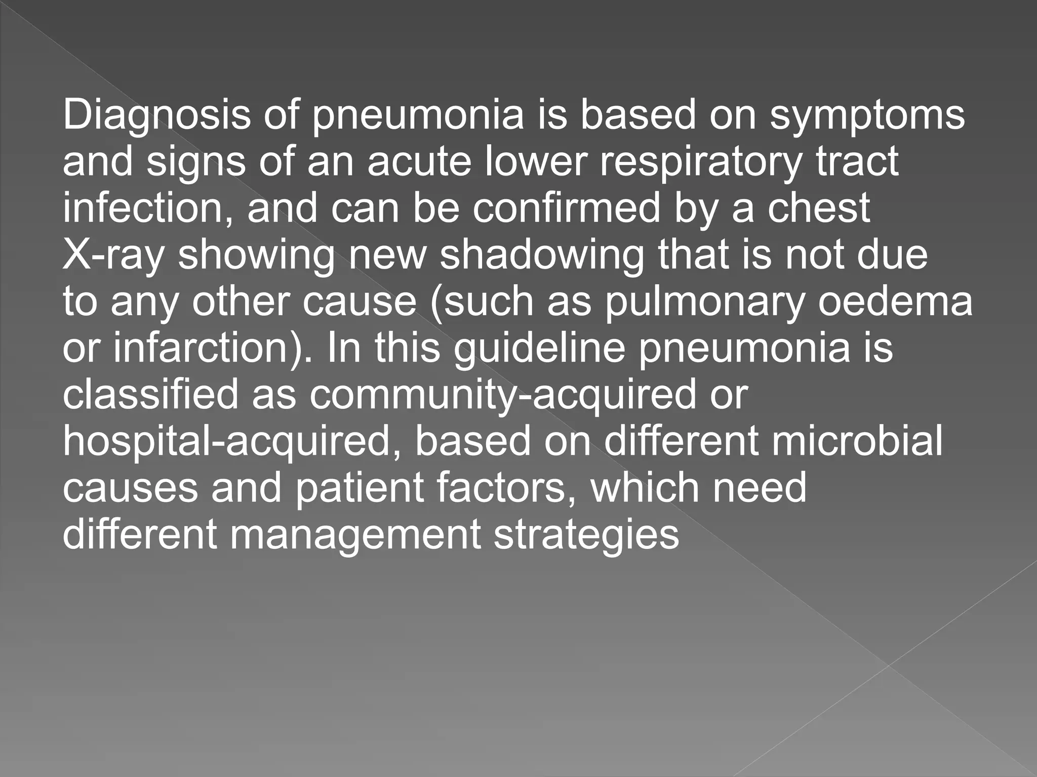 Pneumonia nice gl | PPTX