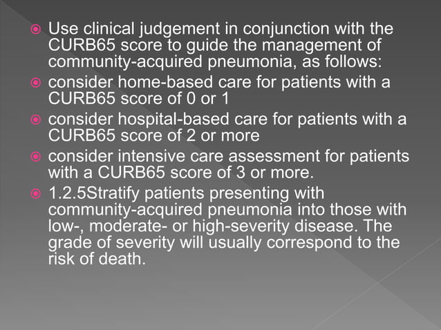 Pneumonia nice gl | PPT