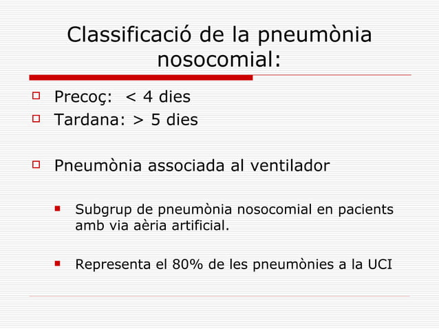 Pneumonia nosocomial | PPT