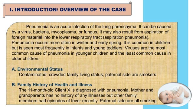 Clinical Case Study: Pneumonia | PPTX
