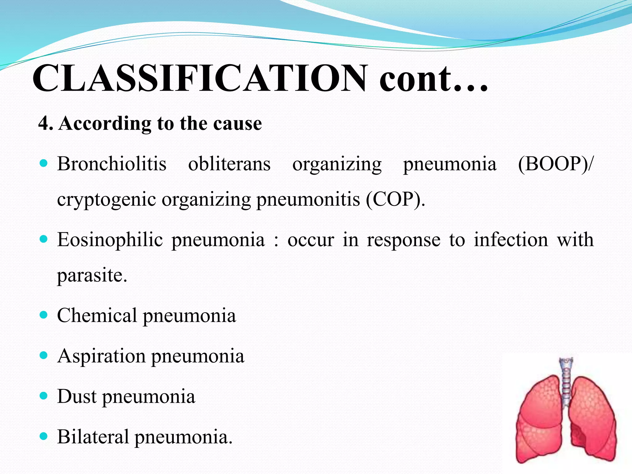 Pneumonia seminar presentaation | PPTX