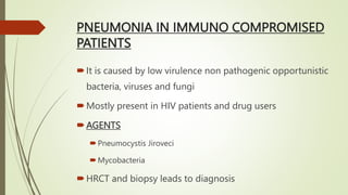 Pneumonia Topic Presentation ppt by Dr Muhammad Hassan | PPT