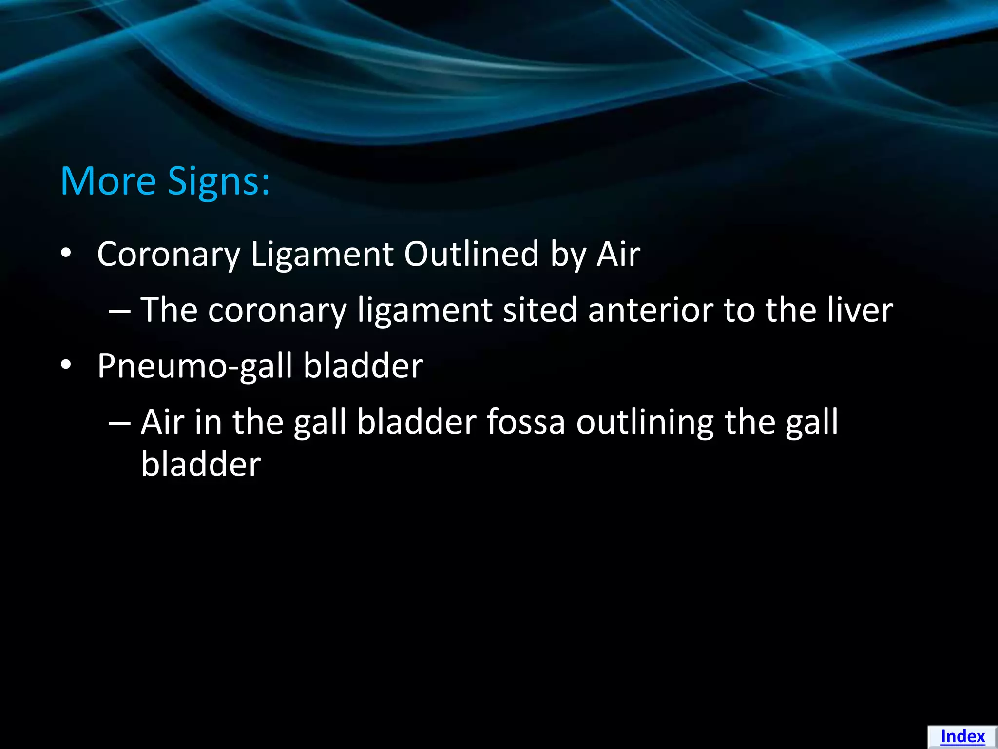Signs of Pneumoperitoneum on Plain Film | PPTX