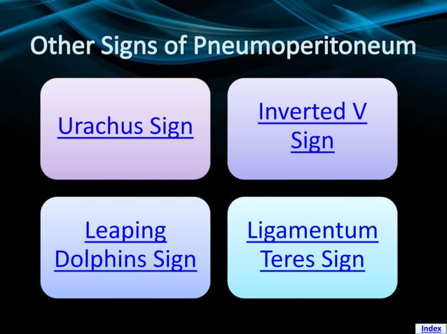 Signs of Pneumoperitoneum on Plain Film | PPTX | Lung and Respiratory ...