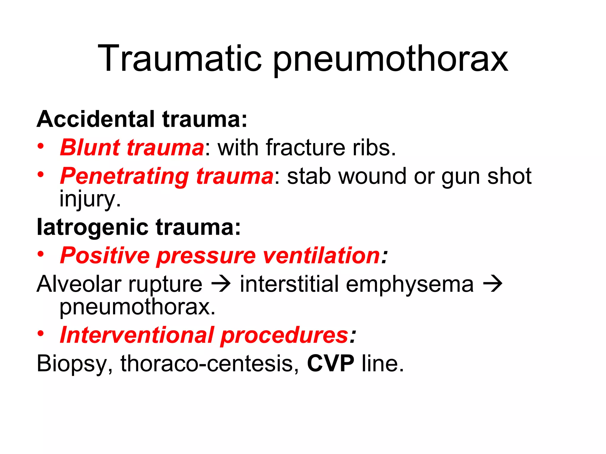 Pneumothorax | PDF