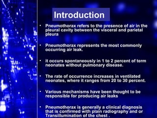 Pneumothorax | PPT