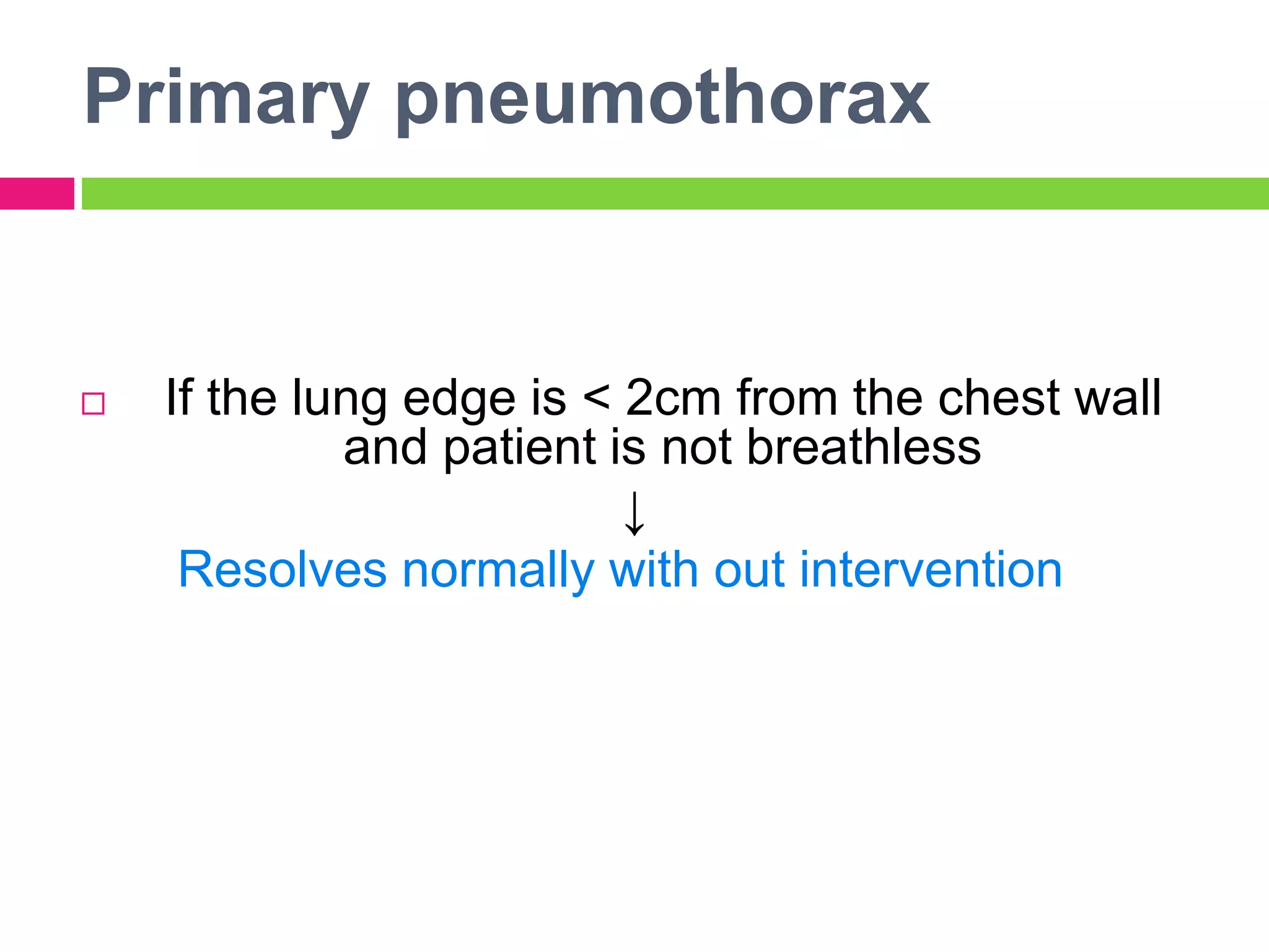 Pneumothorax-A quick Review | PDF