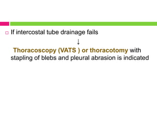 Pneumothorax | PPTX