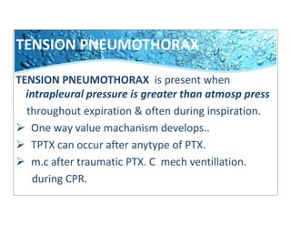Pneumothorax ..jack