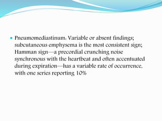 Pneumothorax | PPT