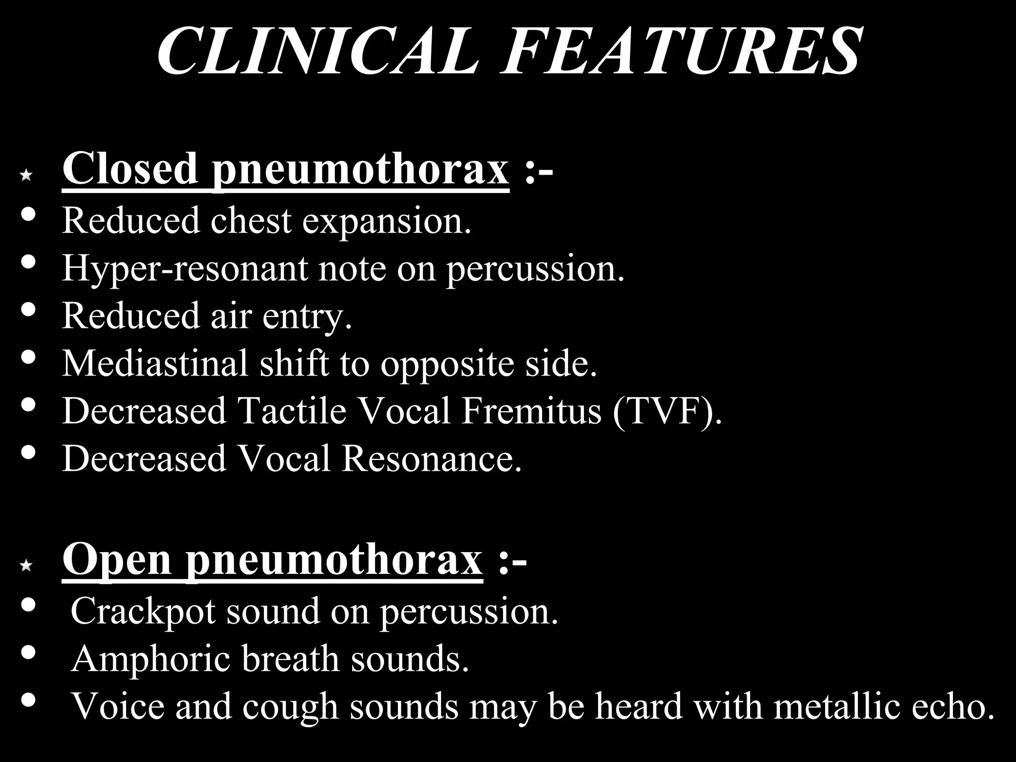 Pneumothorax PPT | PPTX
