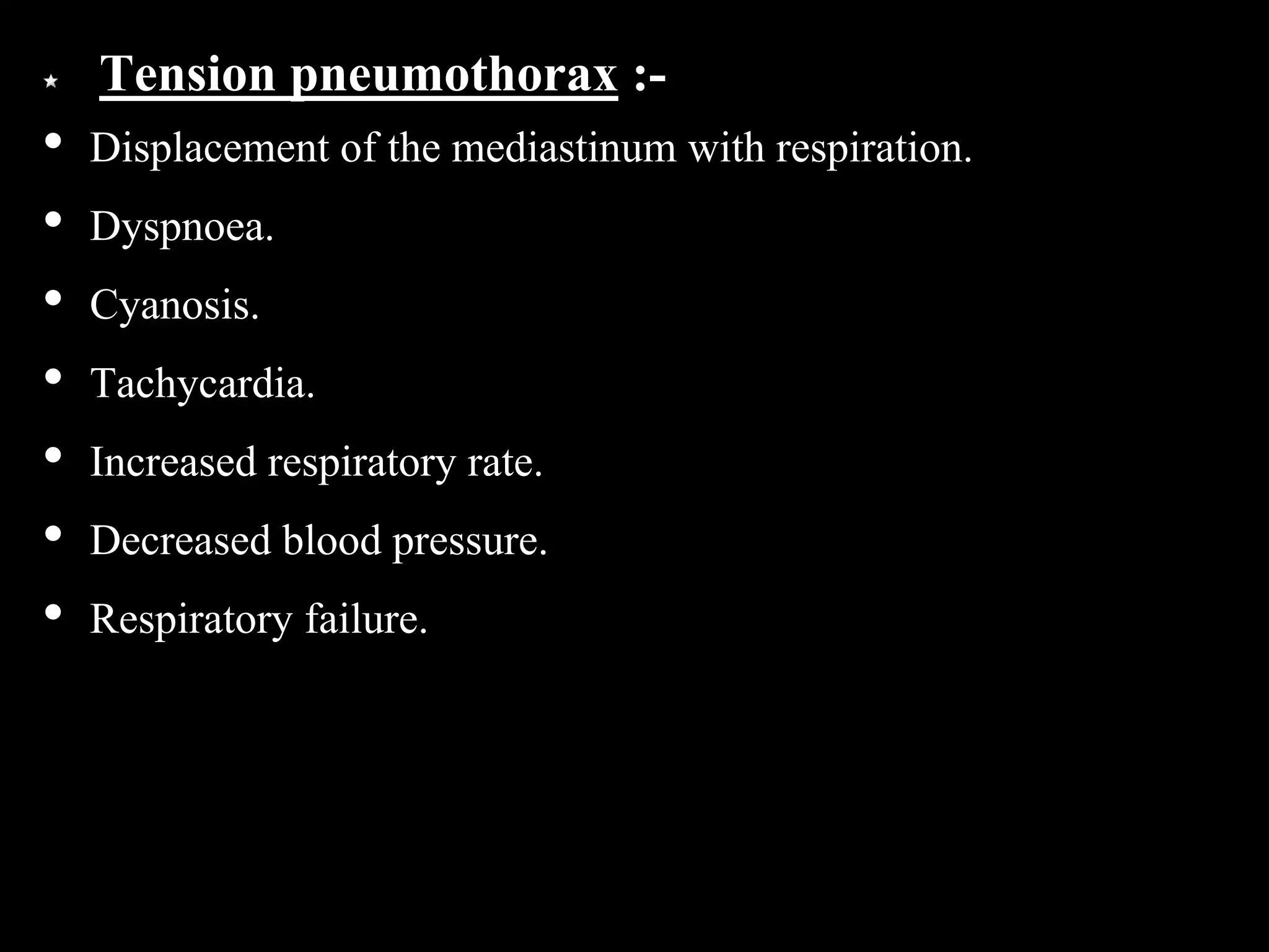 Pneumothorax PPT | PPTX