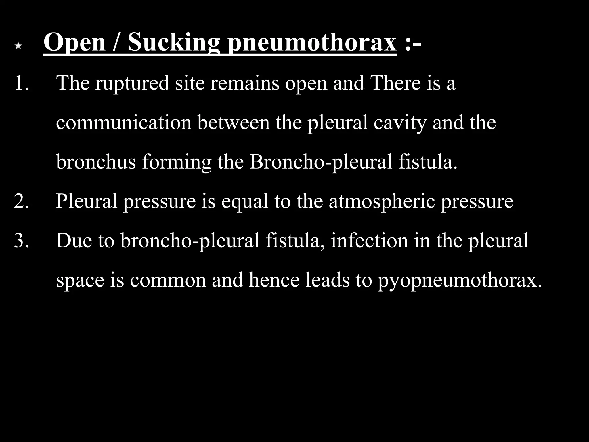 Pneumothorax PPT | PPTX