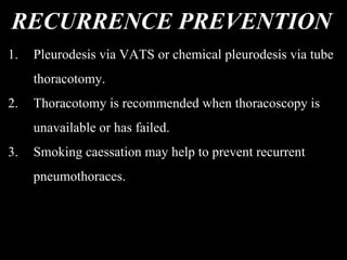 Pneumothorax PPT | PPTX