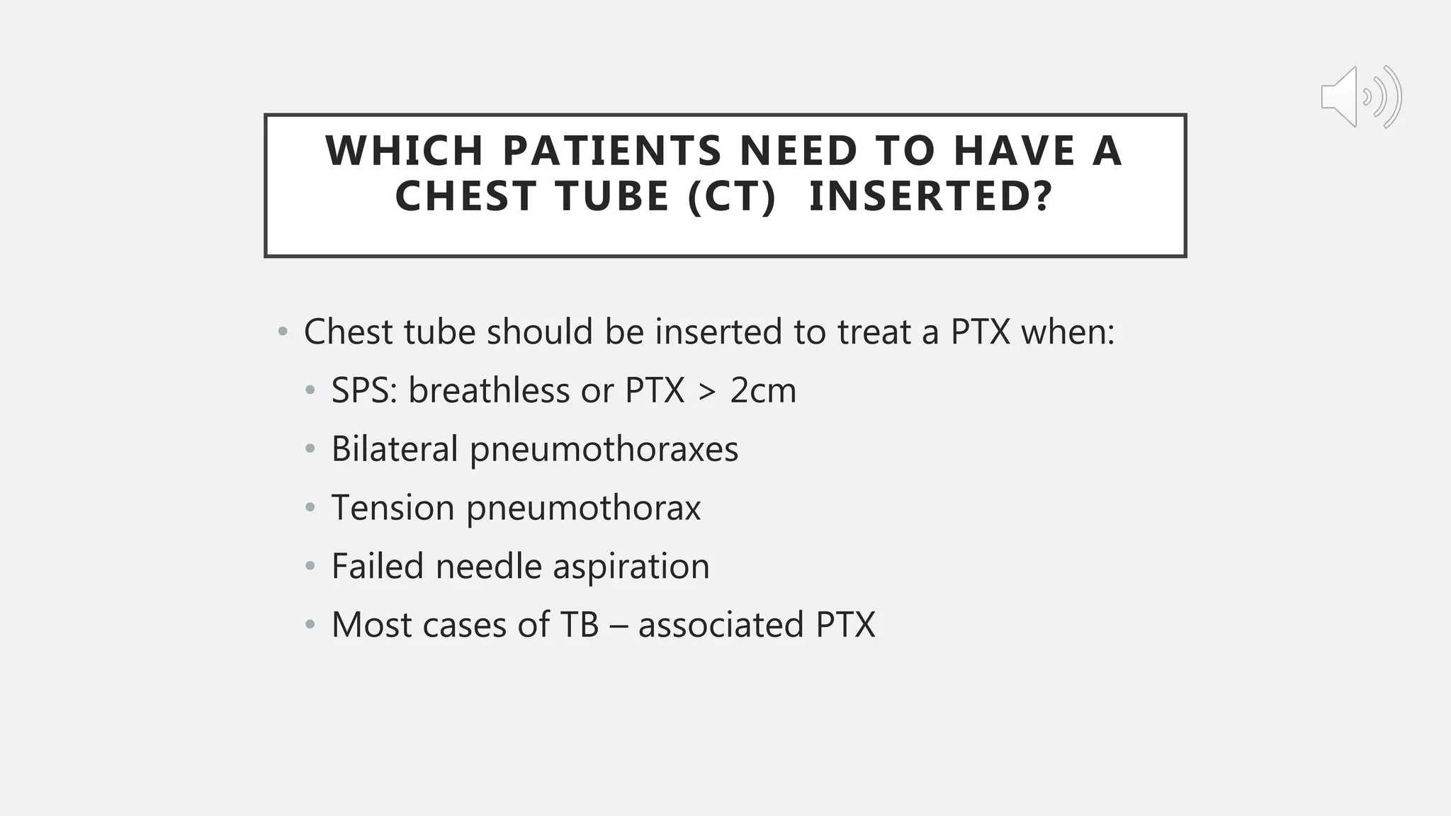 Pneumothorax | PPTX