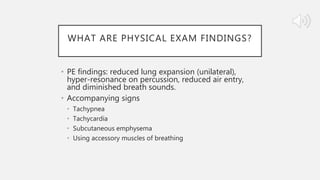 Pneumothorax | PPTX