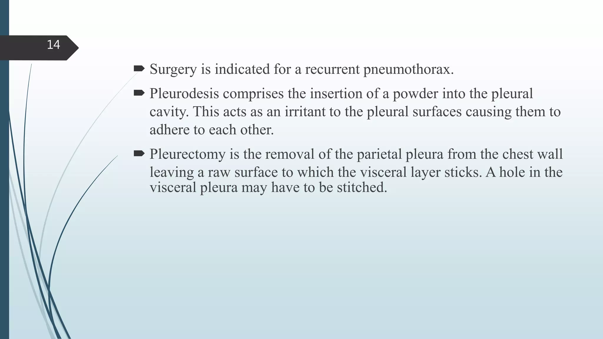 Physiotherapy management in Pneumothorax | PPTX