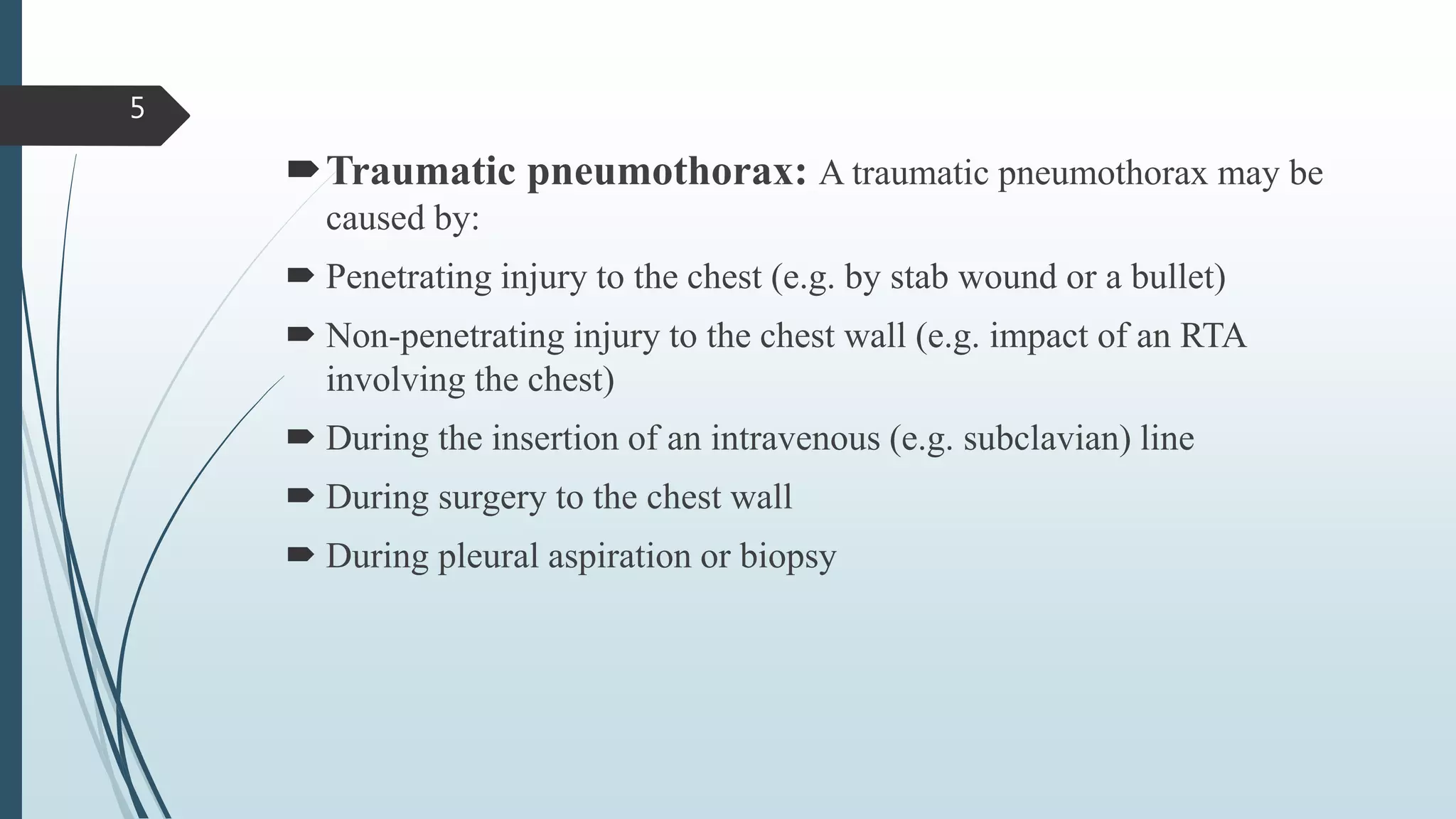 Physiotherapy management in Pneumothorax | PPTX