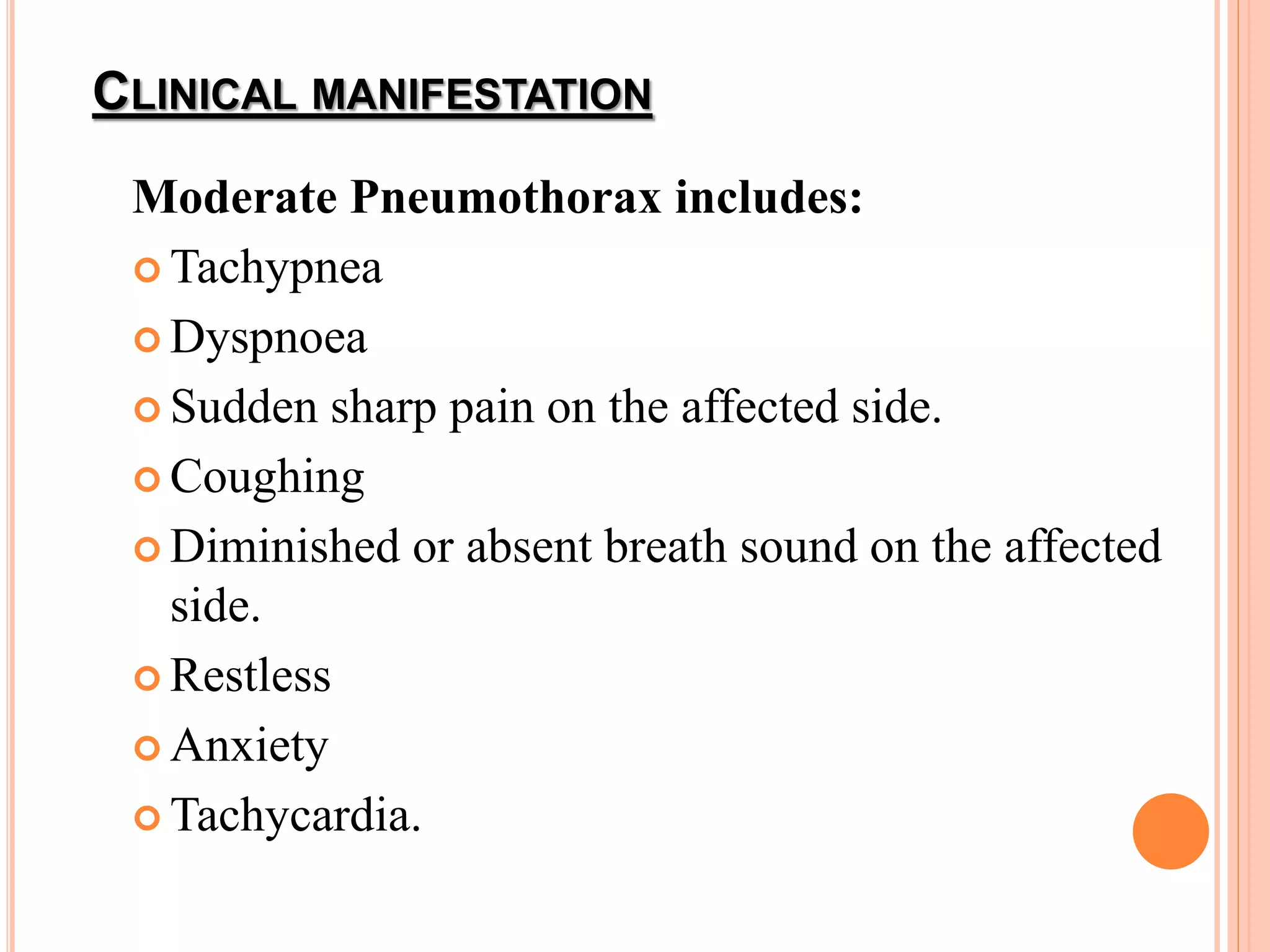 Pneumothorax | PPTX
