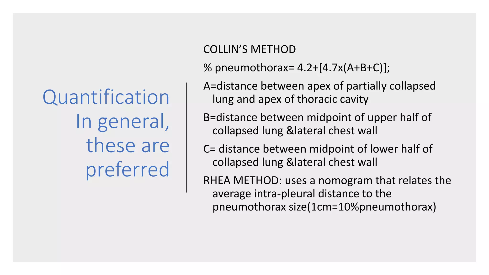 Pneumothorax | PPTX