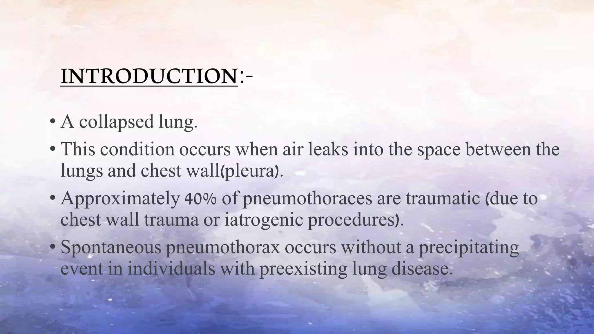 Pneumothorax.HR