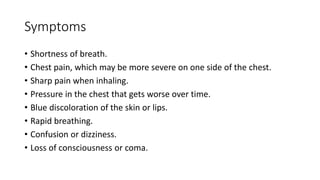 Pneumothorax | PPTX