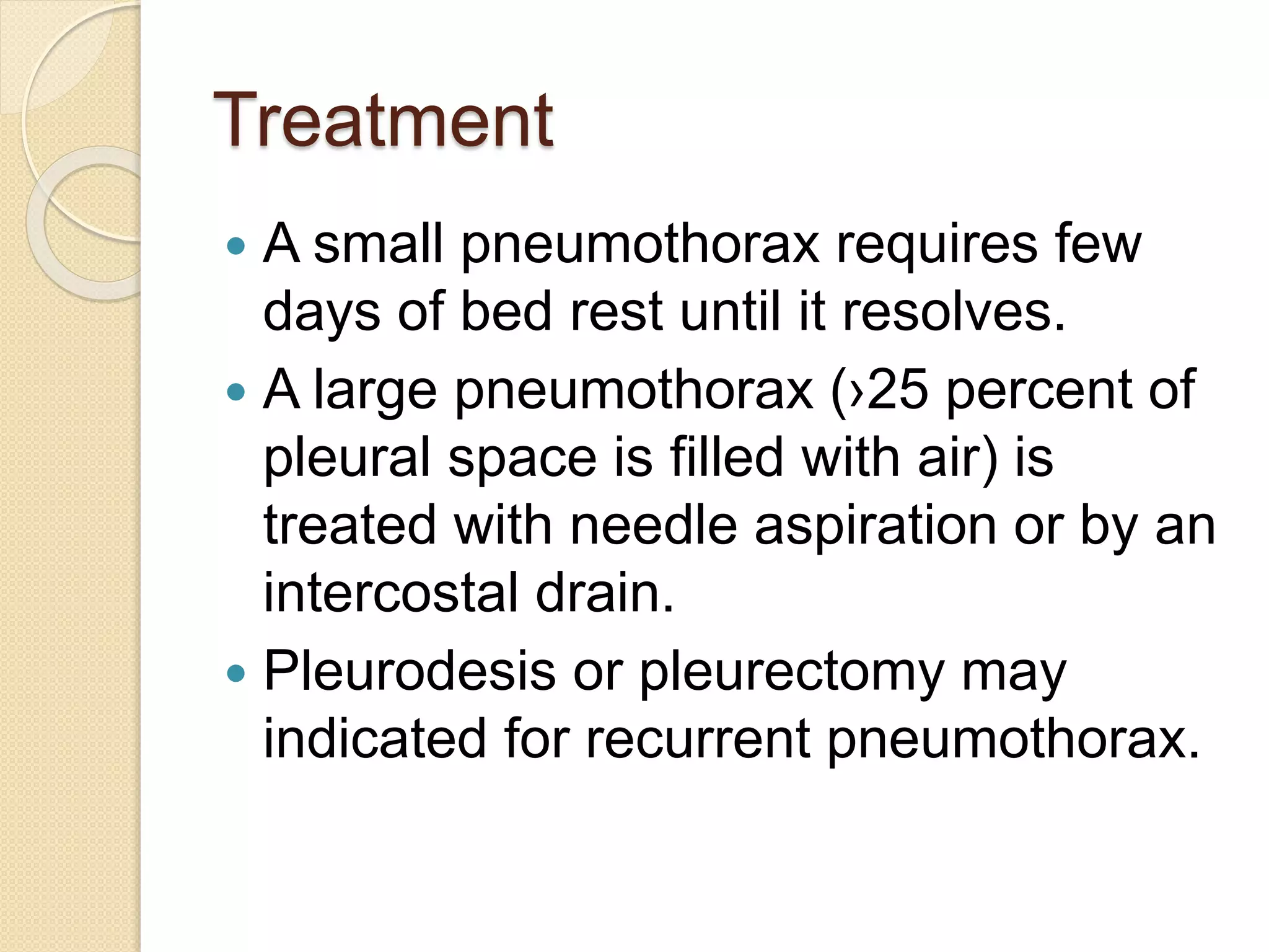Pneumothorax and Physiotherapy management .pptx