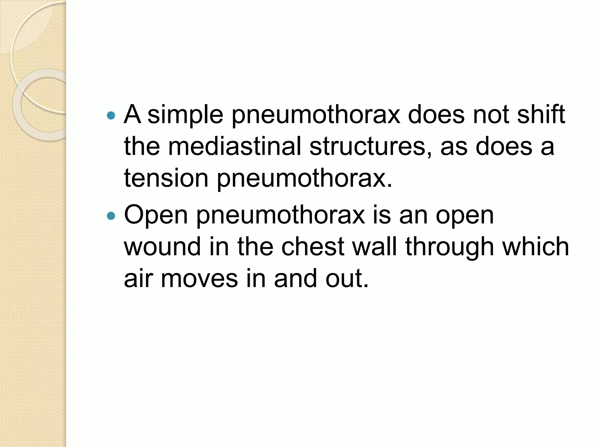 Pneumothorax and Physiotherapy management .pptx