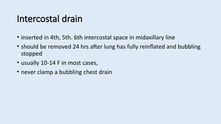 Pneumothorax PPT -----topic presentation | PPTX