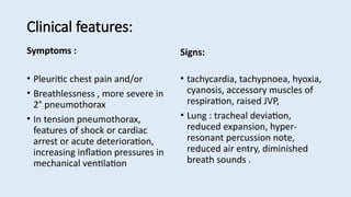 Pneumothorax PPT -----topic presentation | PPTX | Lung and Respiratory ...