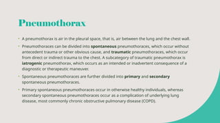 Comprehensive Overview of Primary Spontaneous Pneumothorax: Diagnosis ...