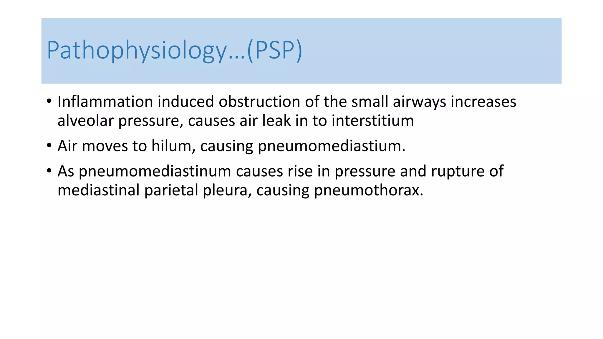 Pneumothorax case based | PPTX