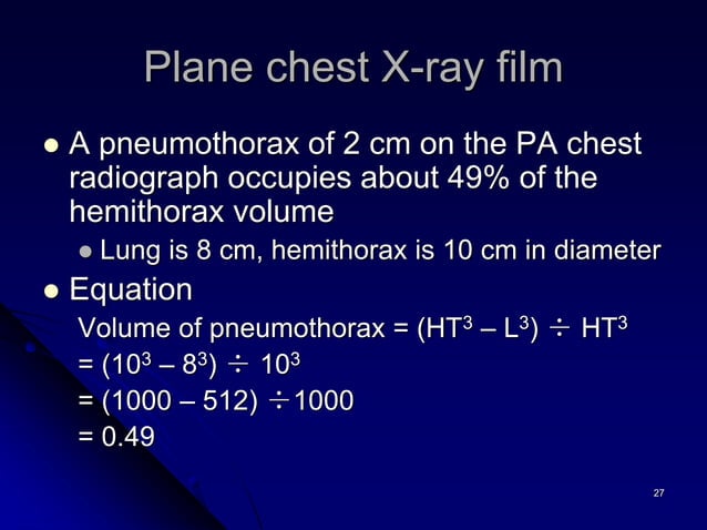 Pneumothorax | PPTX
