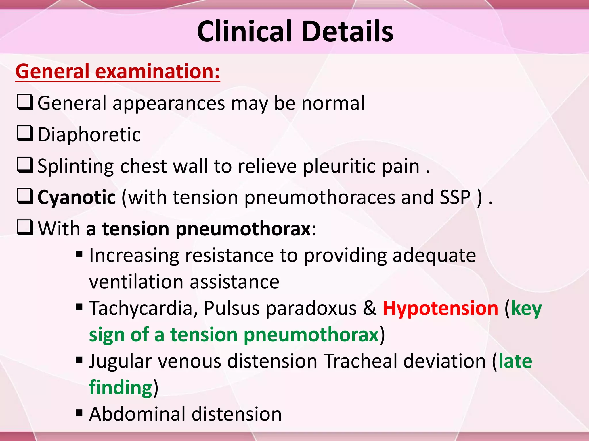 Pneumothorax and pneumomediastinum | PDF