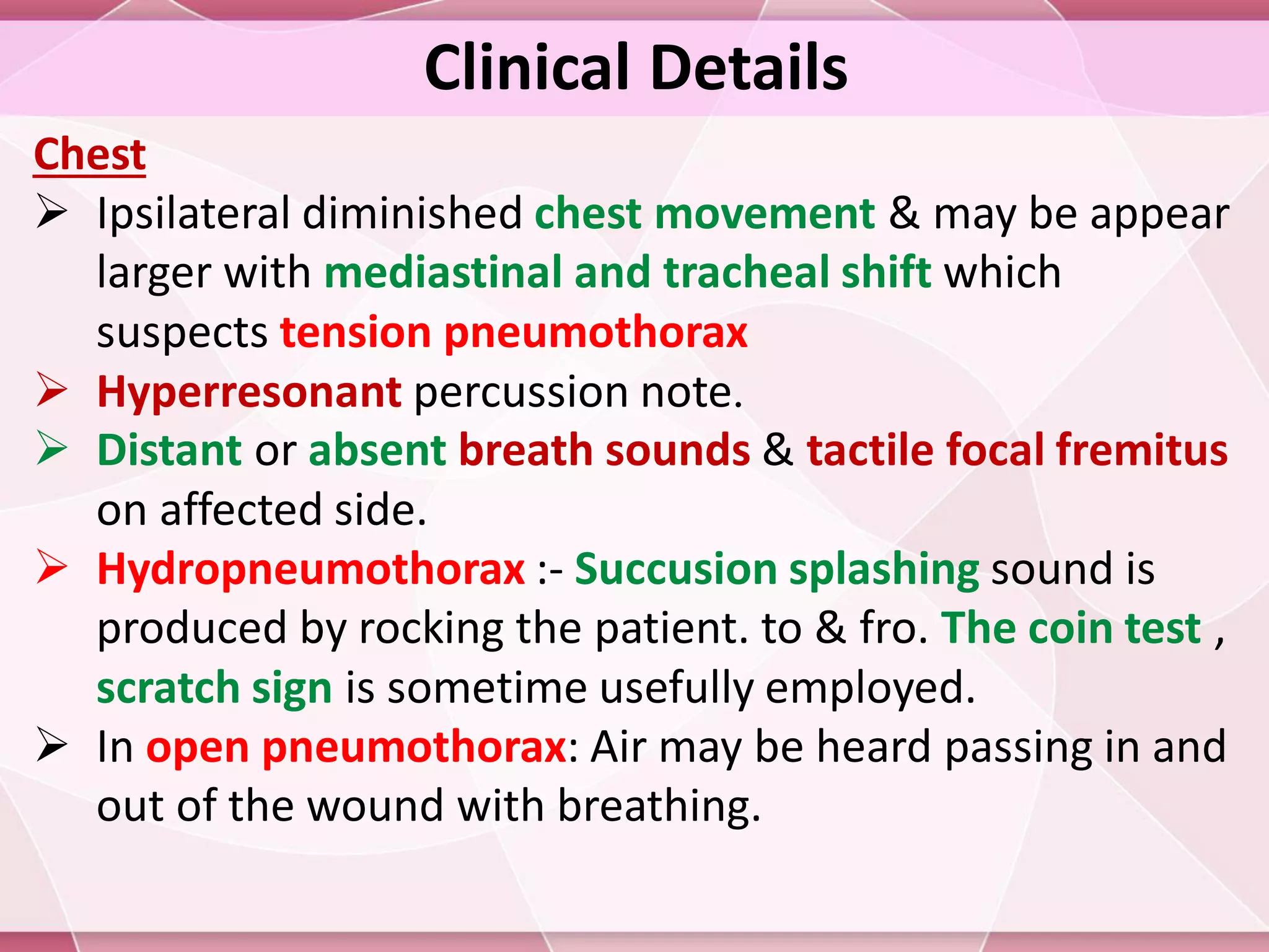 Pneumothorax and pneumomediastinum | PDF